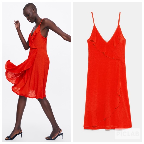 Zara | Dresses | Nwt Zara Strappy Ruffled Dress | Poshmark